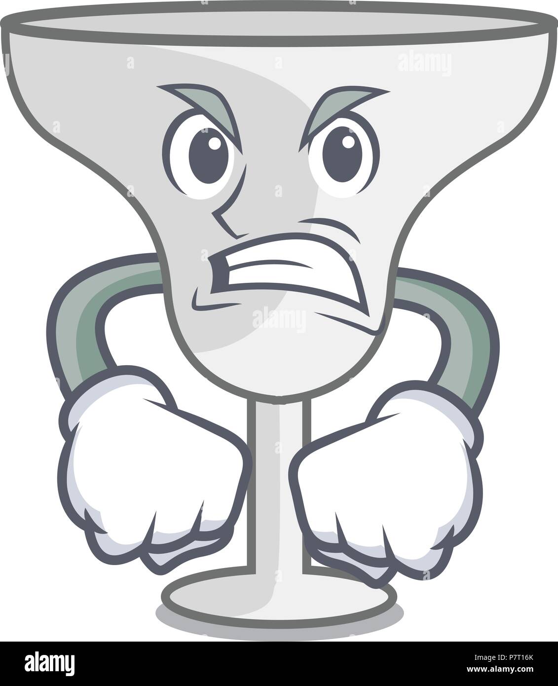 Angry cocktail character cartoon hi-res stock photography and images ...