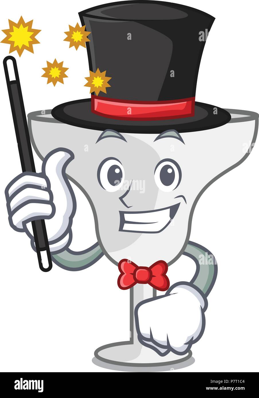 Magician margarita glass mascot cartoon Stock Vector Image & Art - Alamy
