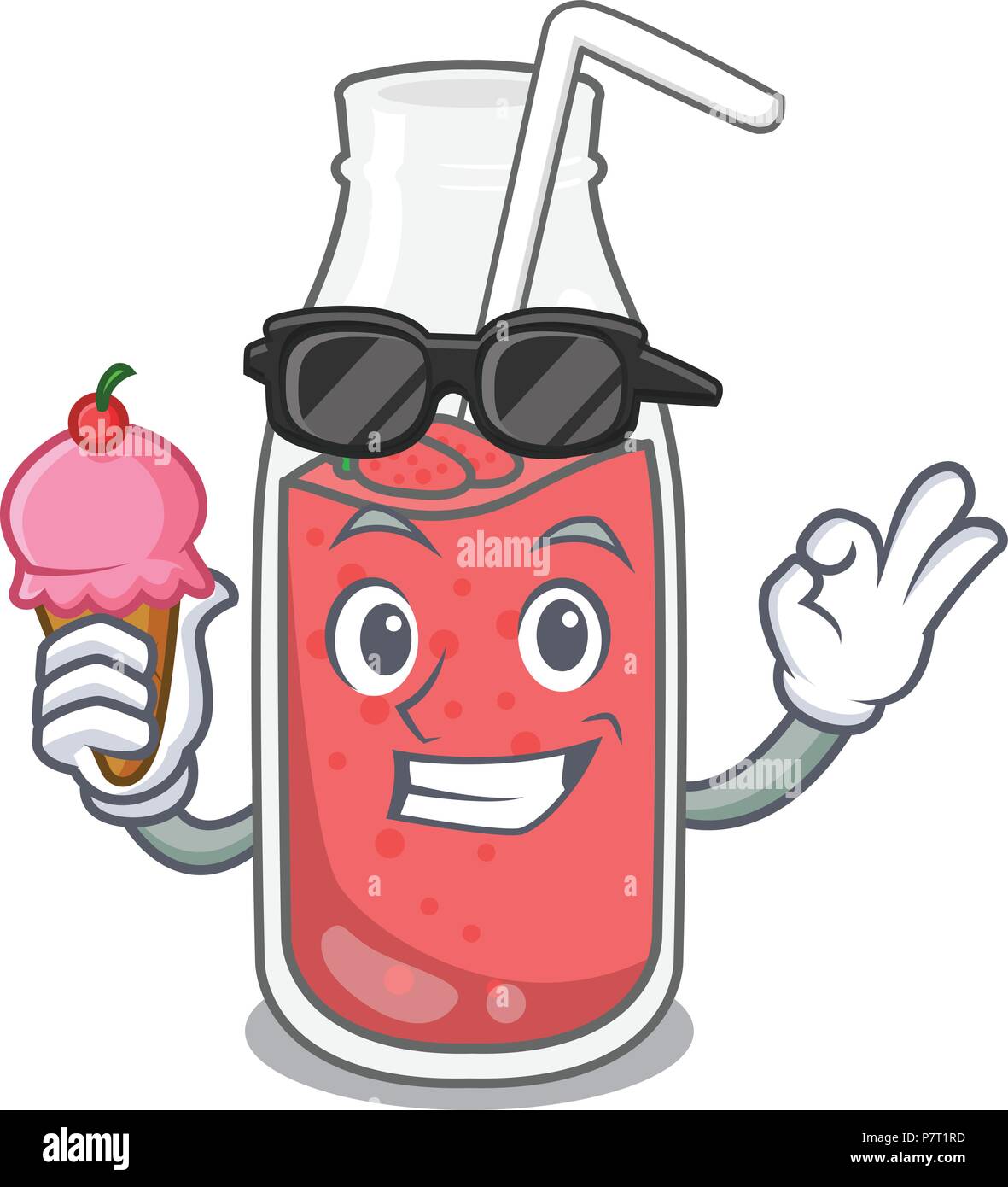 Cartoon character ice cream shake hi-res stock photography and images ...