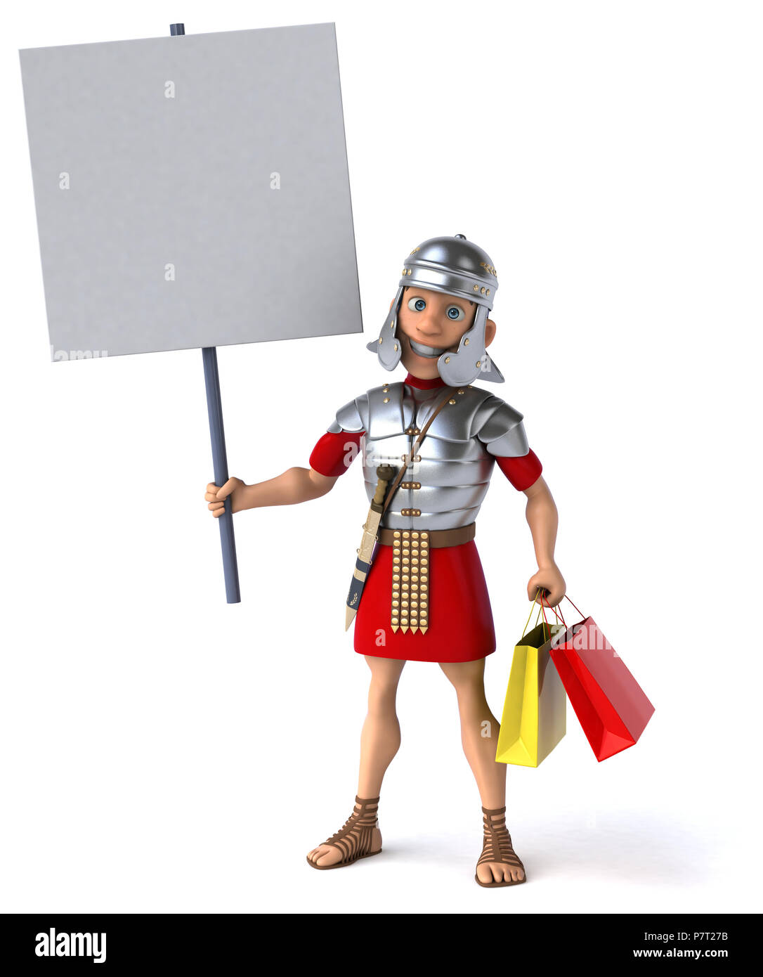 Fun roman soldier Stock Photo - Alamy