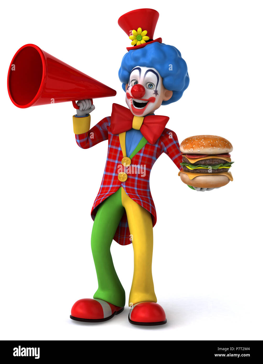 Hamburger happy clown hi-res stock photography and images - Alamy