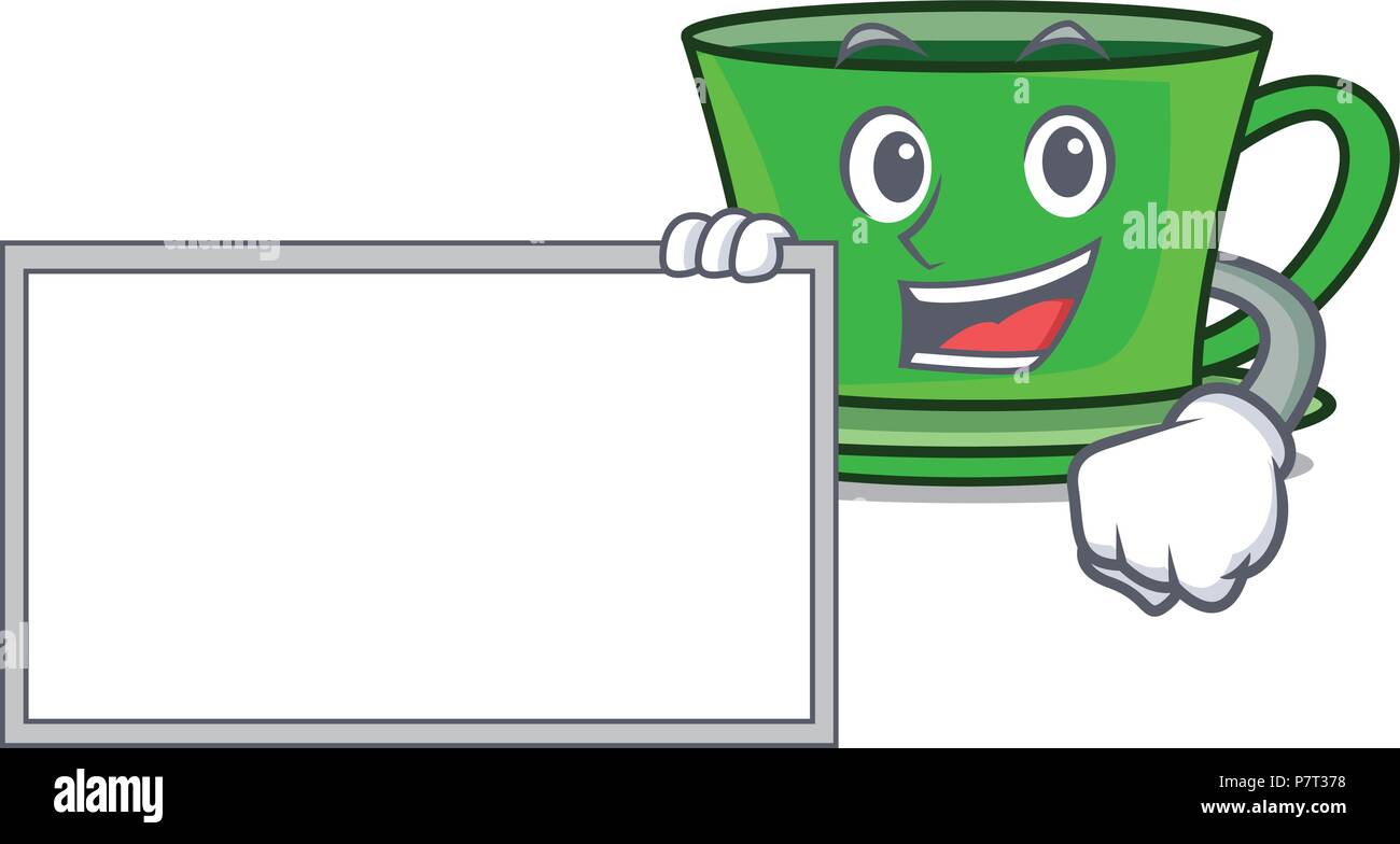 Board tea cup character hi-res stock photography and images - Alamy