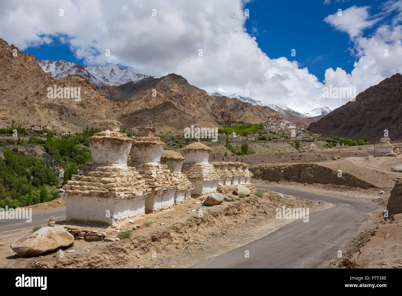 Likir monastery in Ladakh, India Stock Photo - Alamy