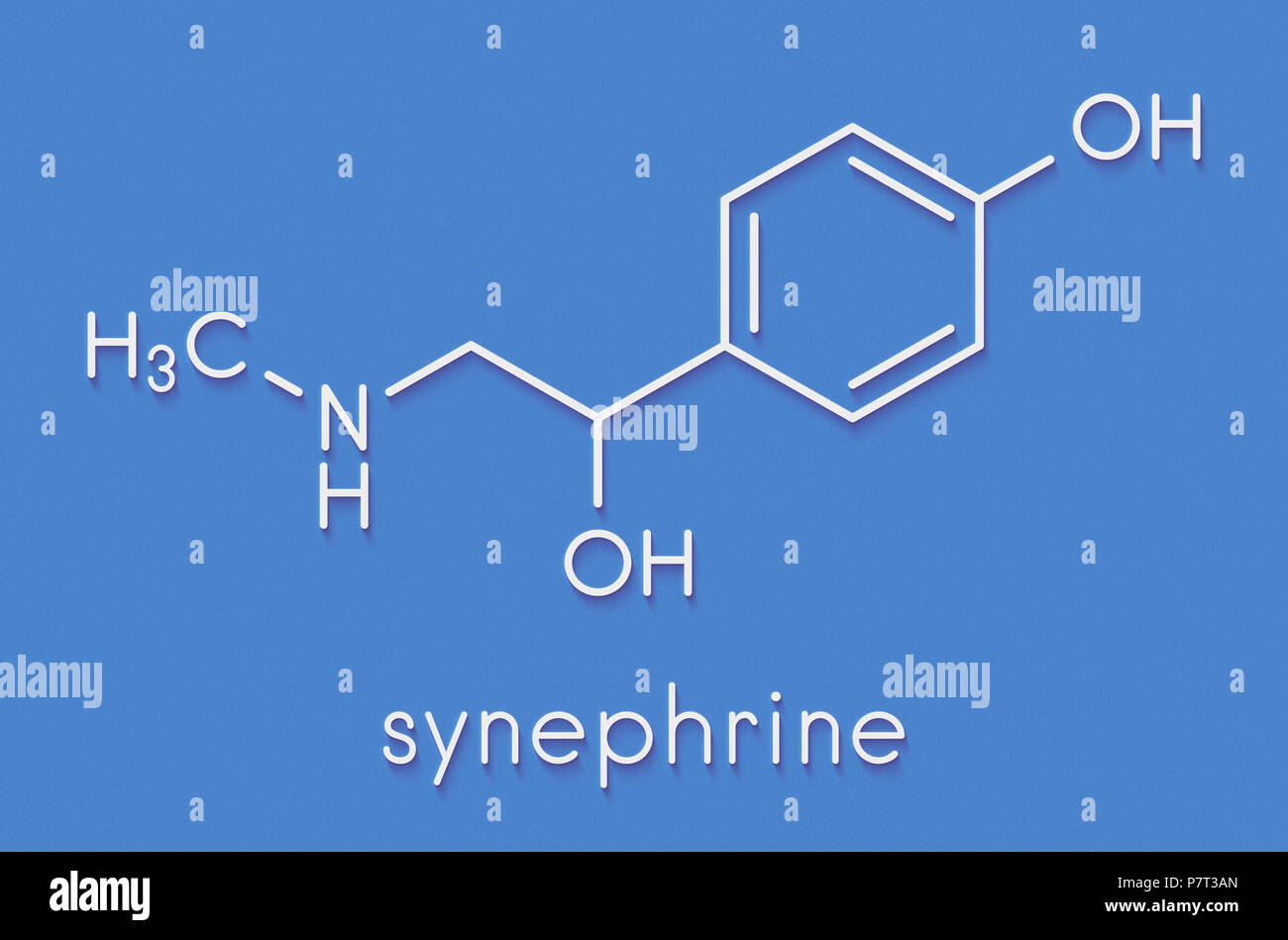 Synephrine herbal stimulant molecule. Present in several Citrus species ...