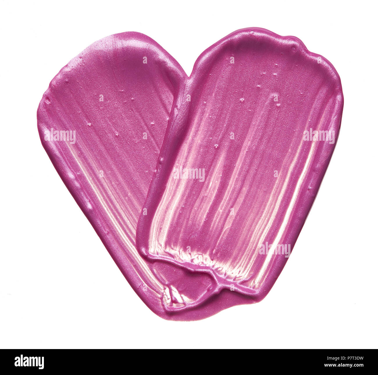 Stunning and exclusive smears and texture made with pink acrylic paint ...