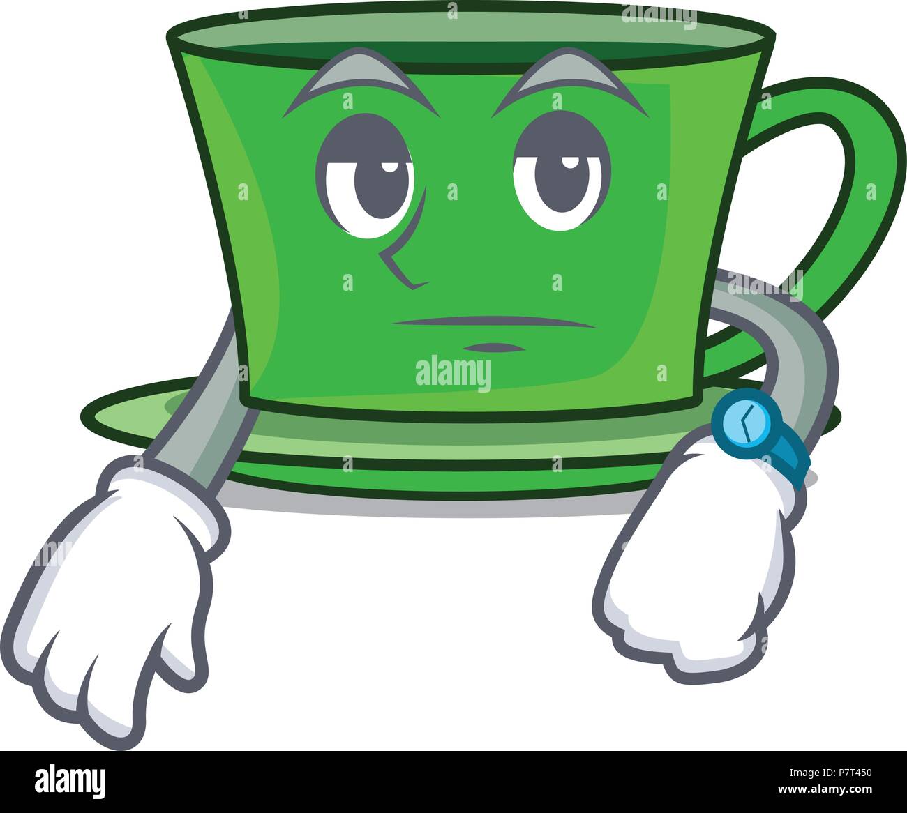 Waiting for tea Stock Vector Images - Alamy