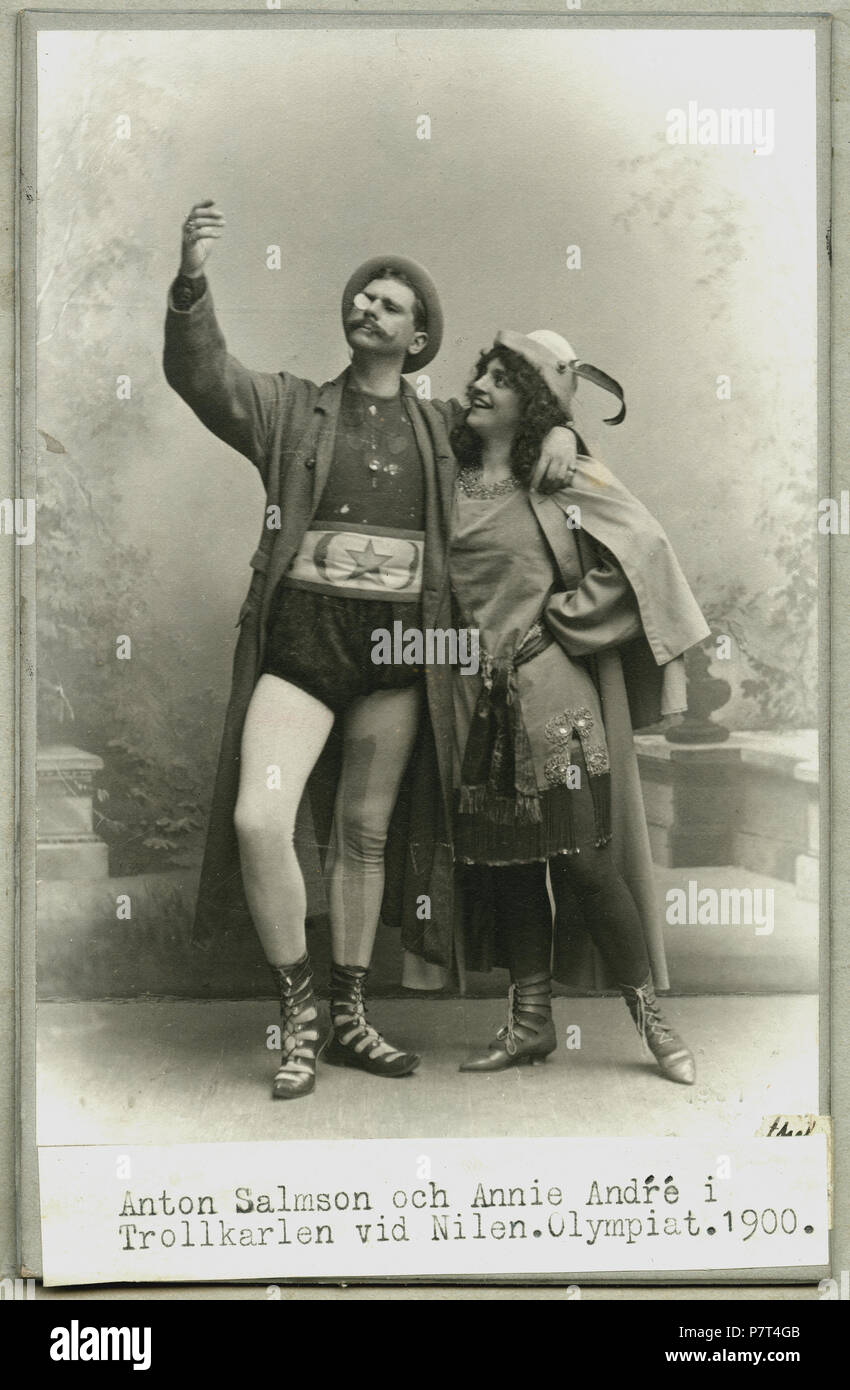 Anton Salmson & Annie André i Trollkarlen vid Nilen, Olympiateatern ...