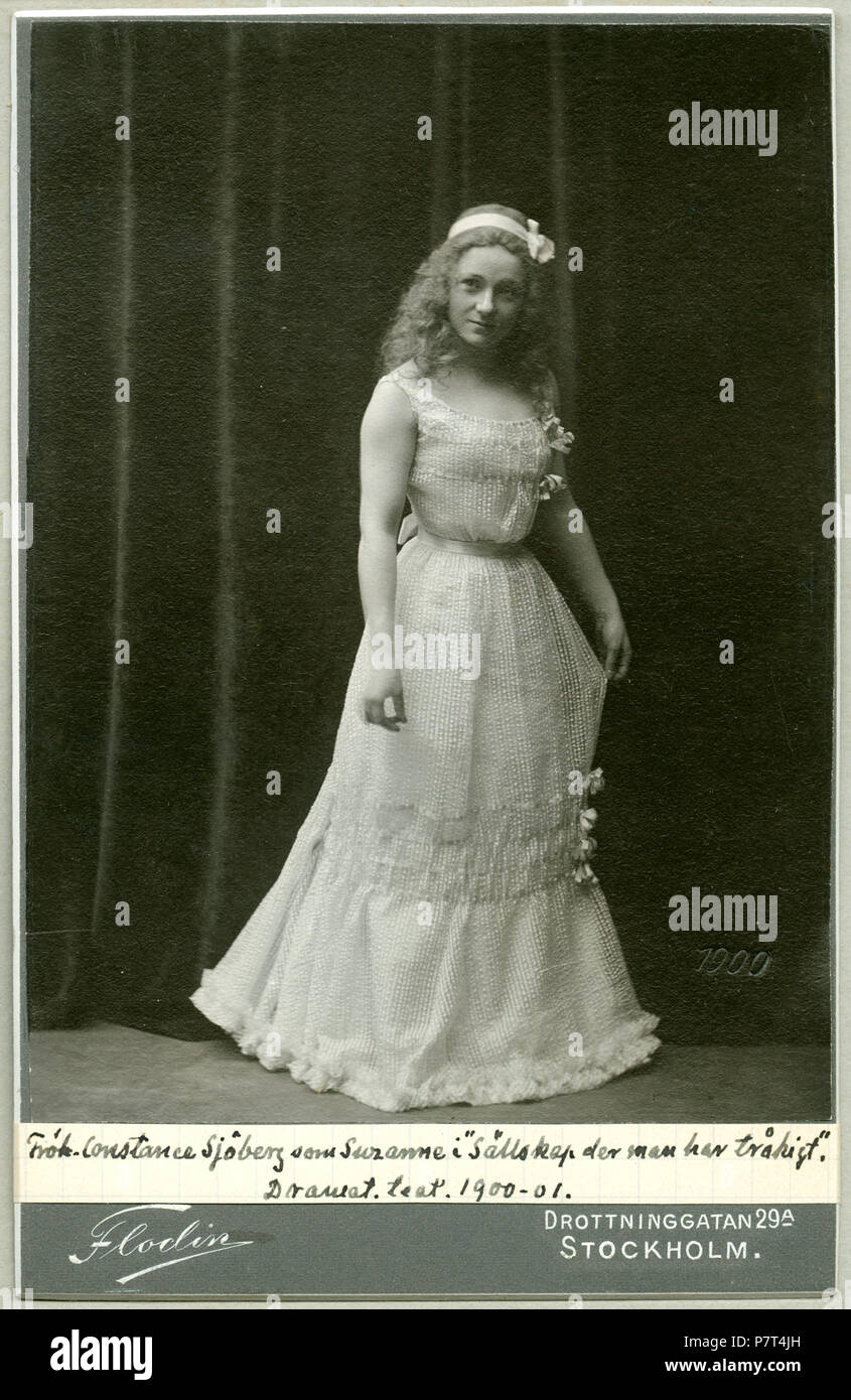 Constance Sjöberg som Suzanne i Sällskap der man har tråkigt ...