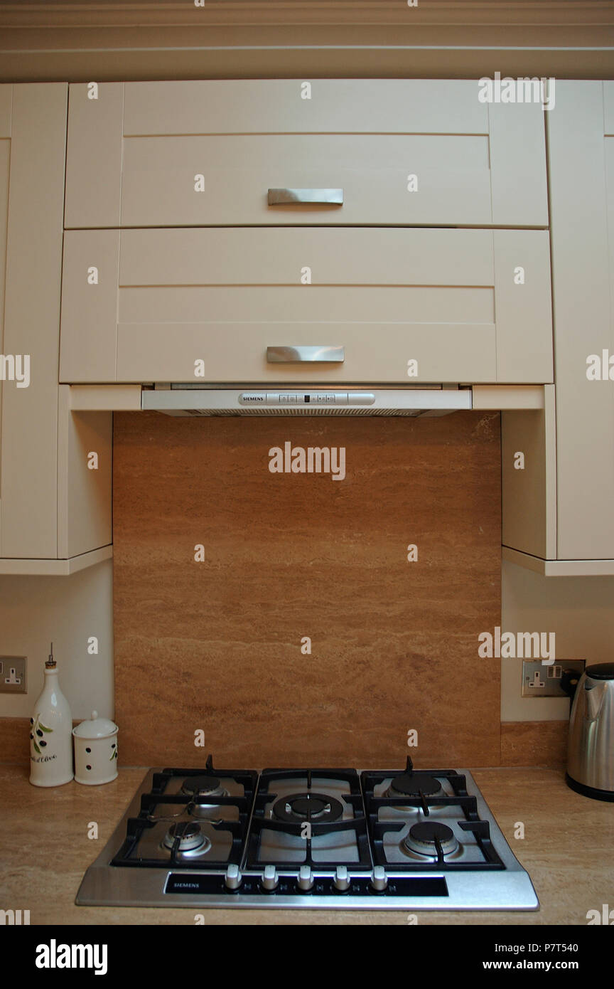 Gas hob in kitchen close hi-res stock photography and images - Alamy