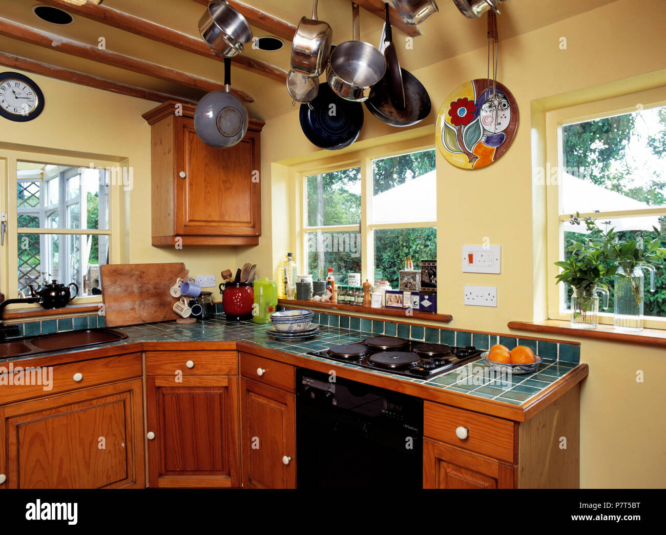 Country Kitchen Interior Stock Photo - Alamy