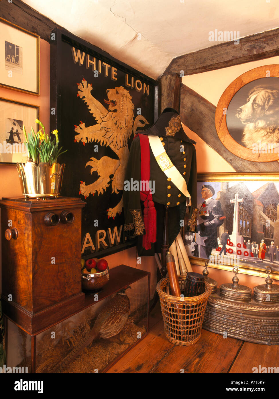 Napoleonic uniform and unusual military collection in nineties cottage ...