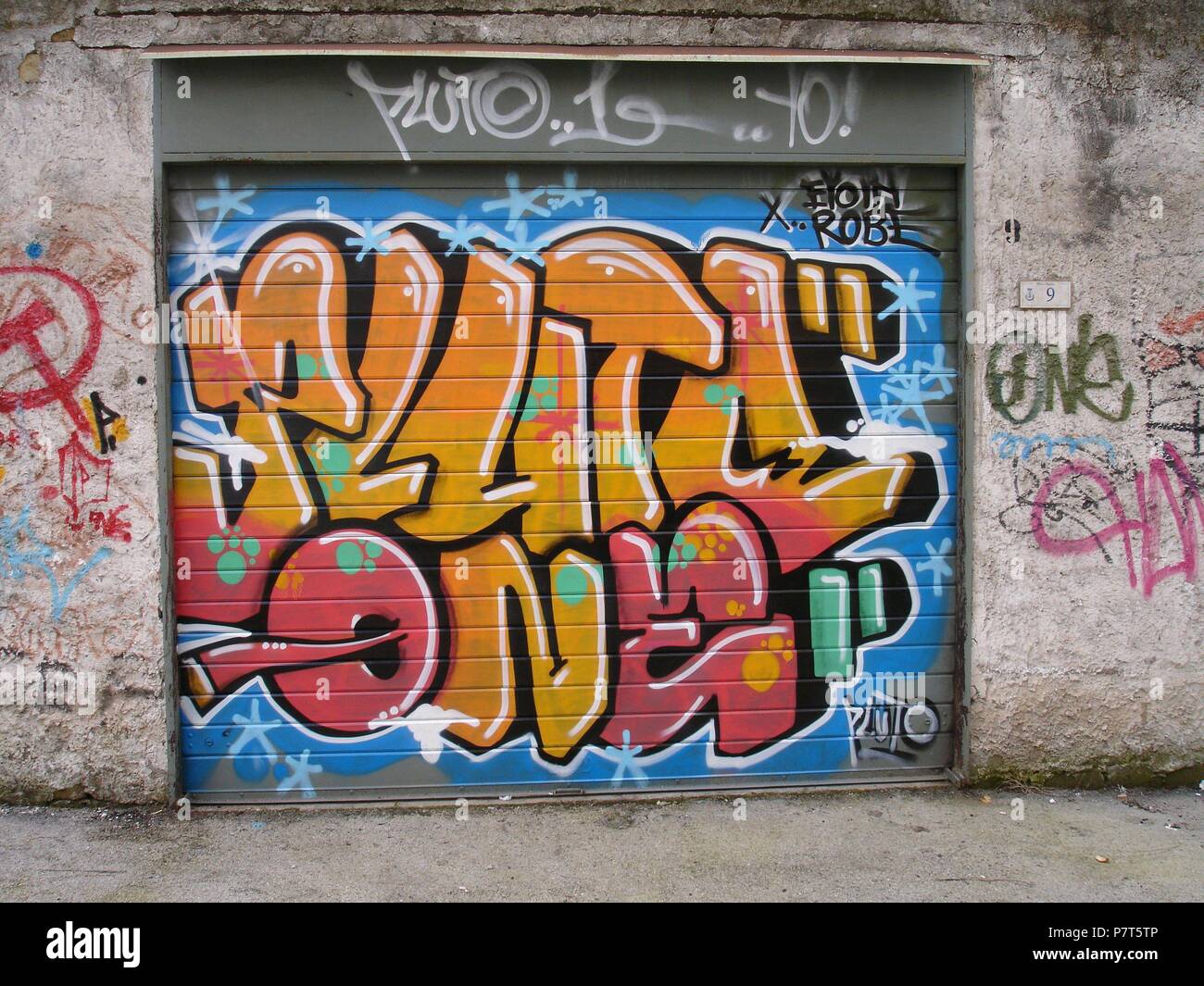 Italian sgraffito art hi-res stock photography and images - Alamy