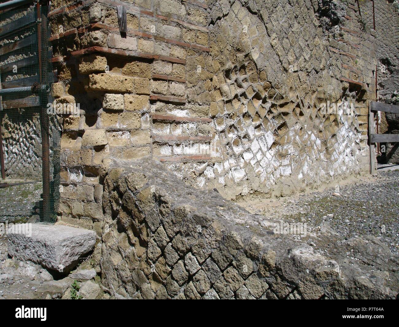Roman Opus Reticulatum 1st Century High Resolution Stock Photography ...