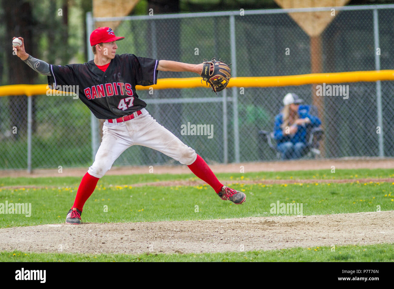 Baseball pitcher catcher hi-res stock photography and images - Alamy