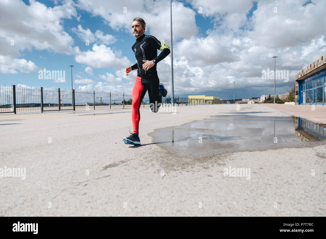 Wet rain puddles water shoes hi-res stock photography and images - Alamy