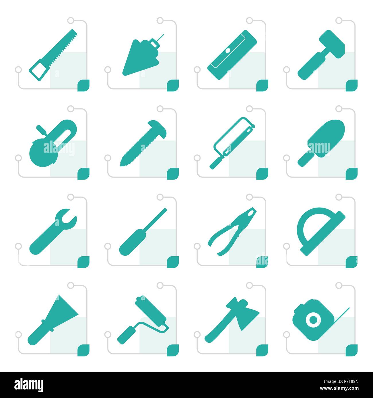 Hammer bolt Stock Vector Images - Alamy