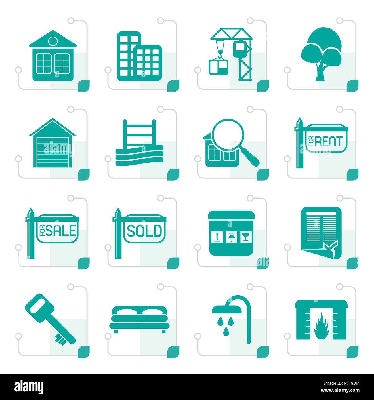 Wall of swimming pool building Cut Out Stock Images & Pictures - Alamy