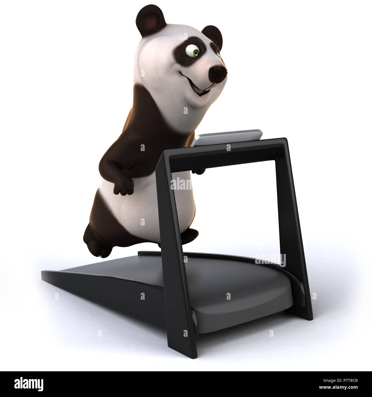Panda gym illustration hi-res stock photography and images - Alamy