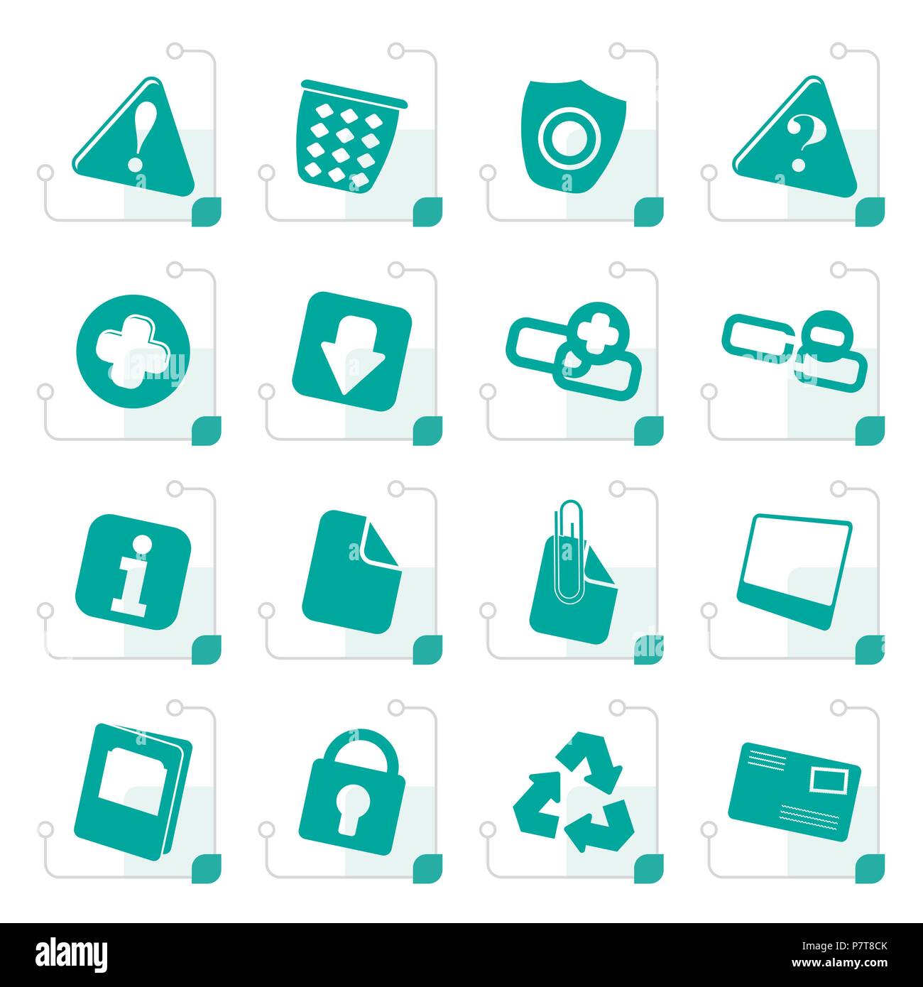 Secure attachment Stock Vector Images - Alamy