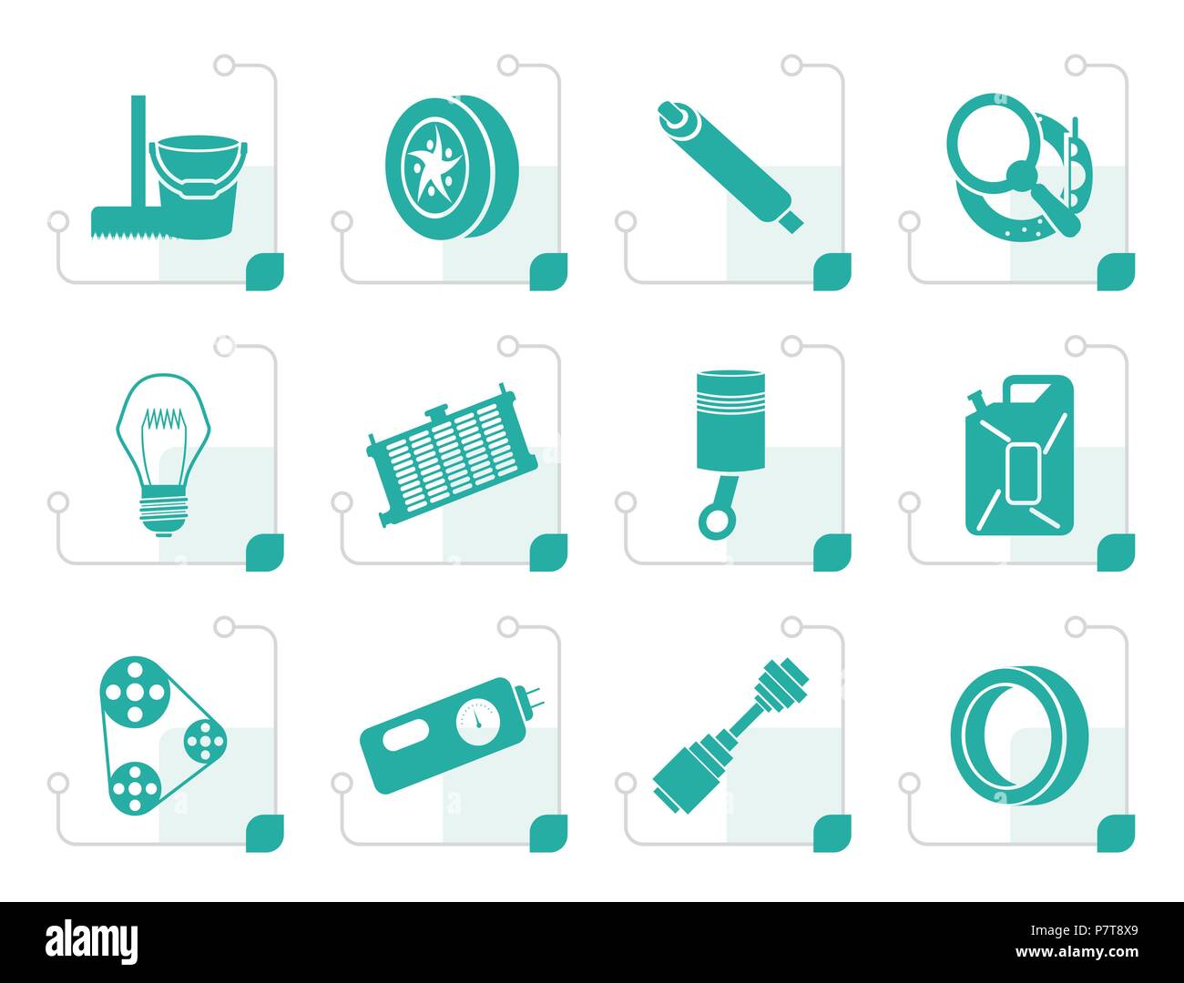 Cleaning of parts Stock Vector Images - Alamy