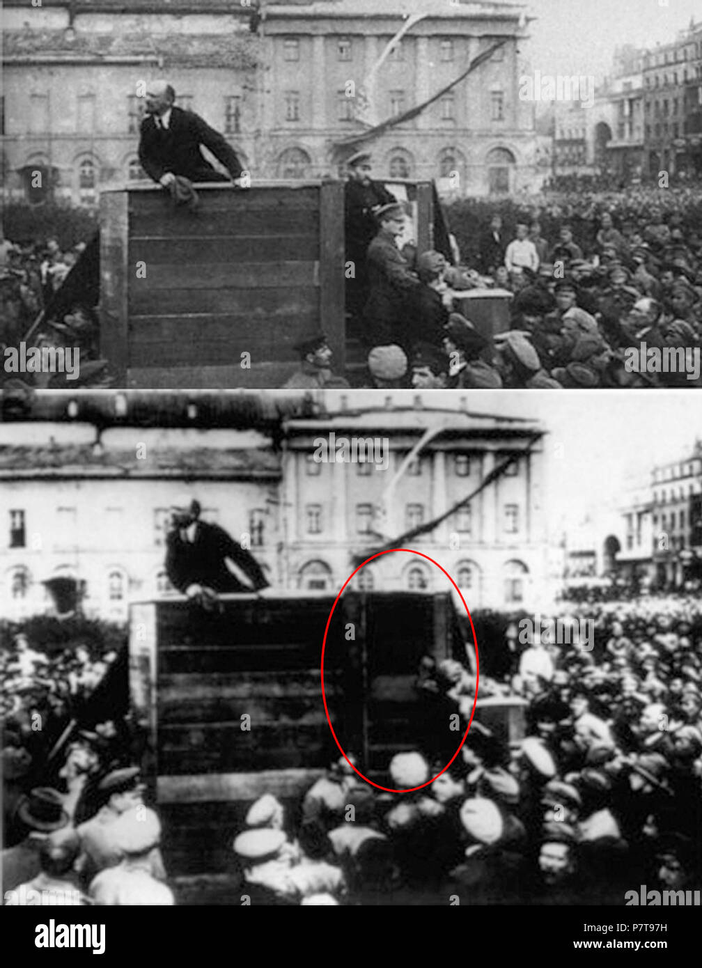 Lenin trotsky troops hi-res stock photography and images - Alamy