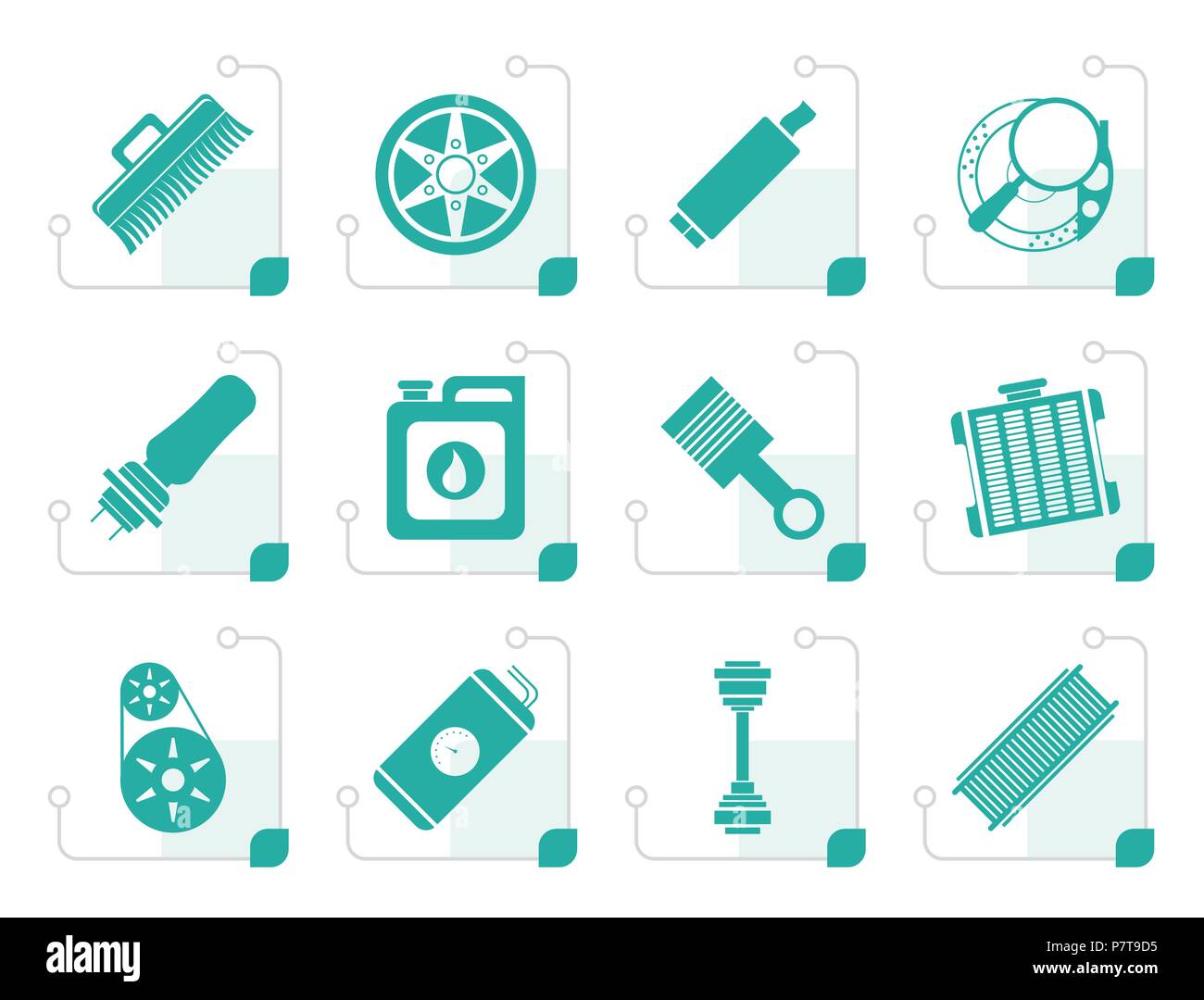 Cleaning of parts Stock Vector Images - Alamy