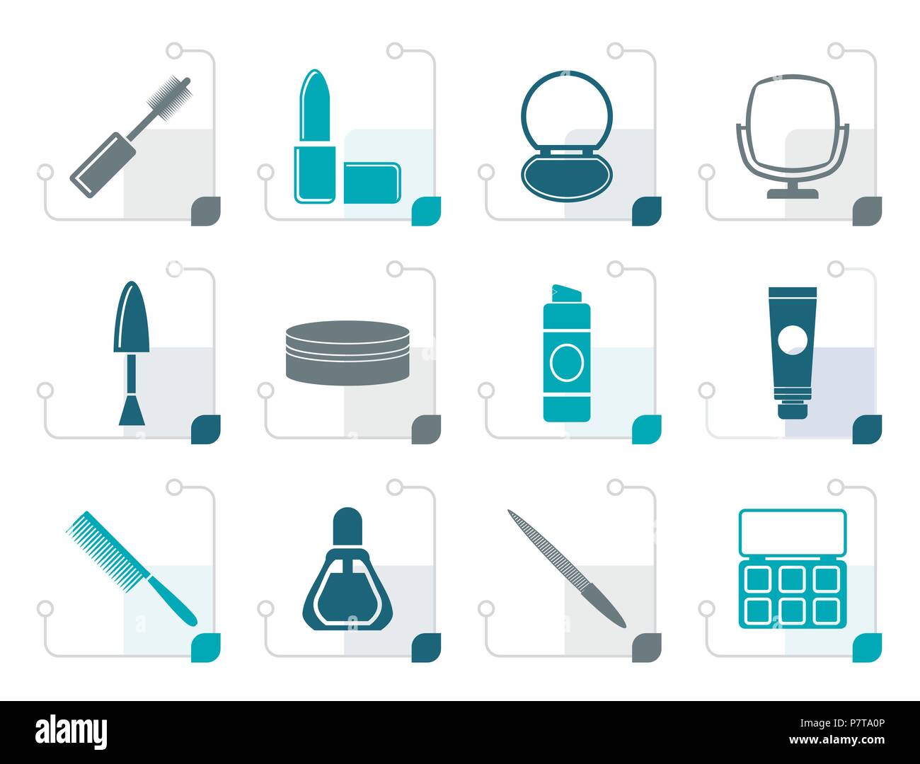 Stylized visage Stock Vector Images - Alamy