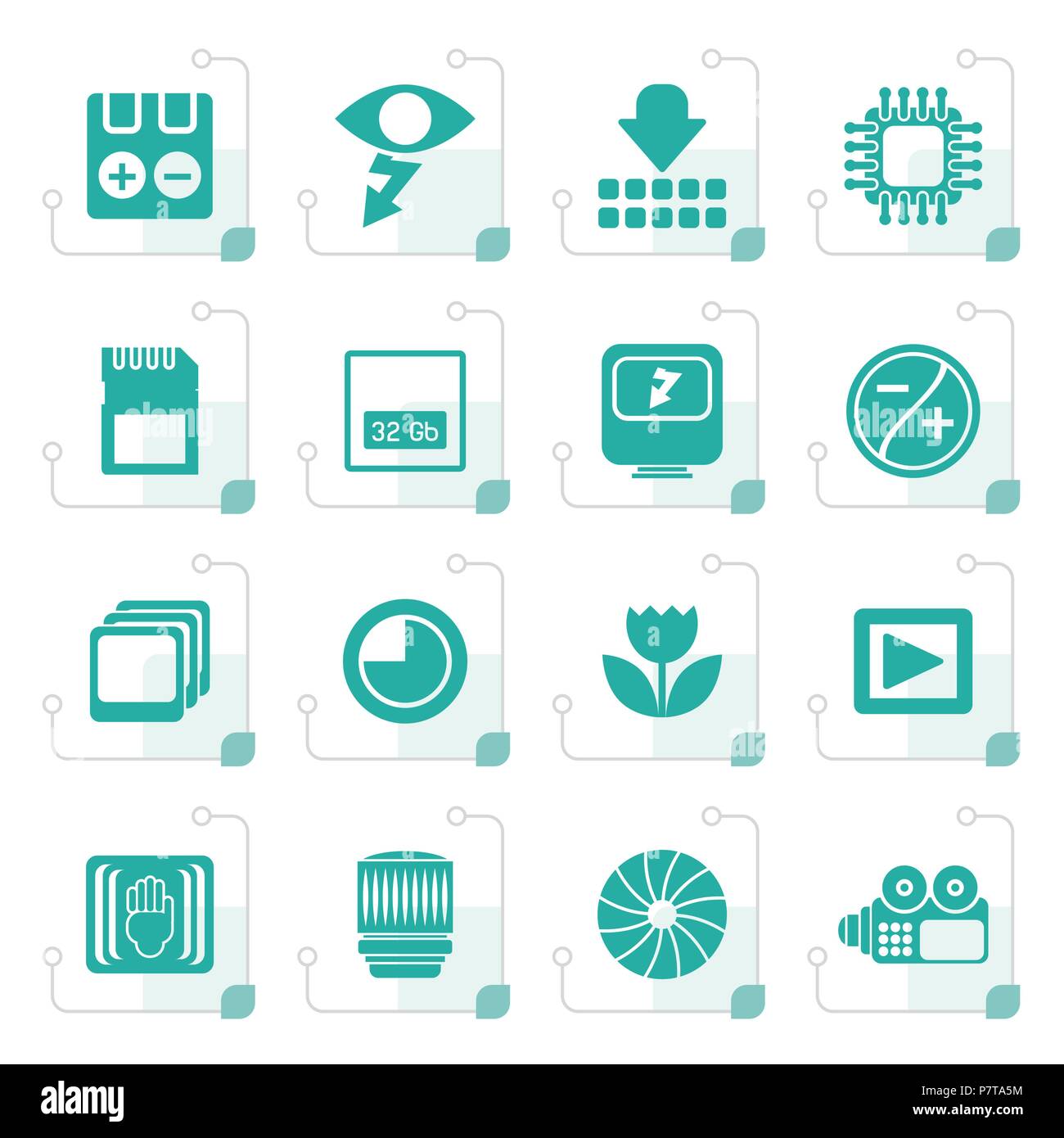 Digital camera matrix Stock Vector Images - Alamy