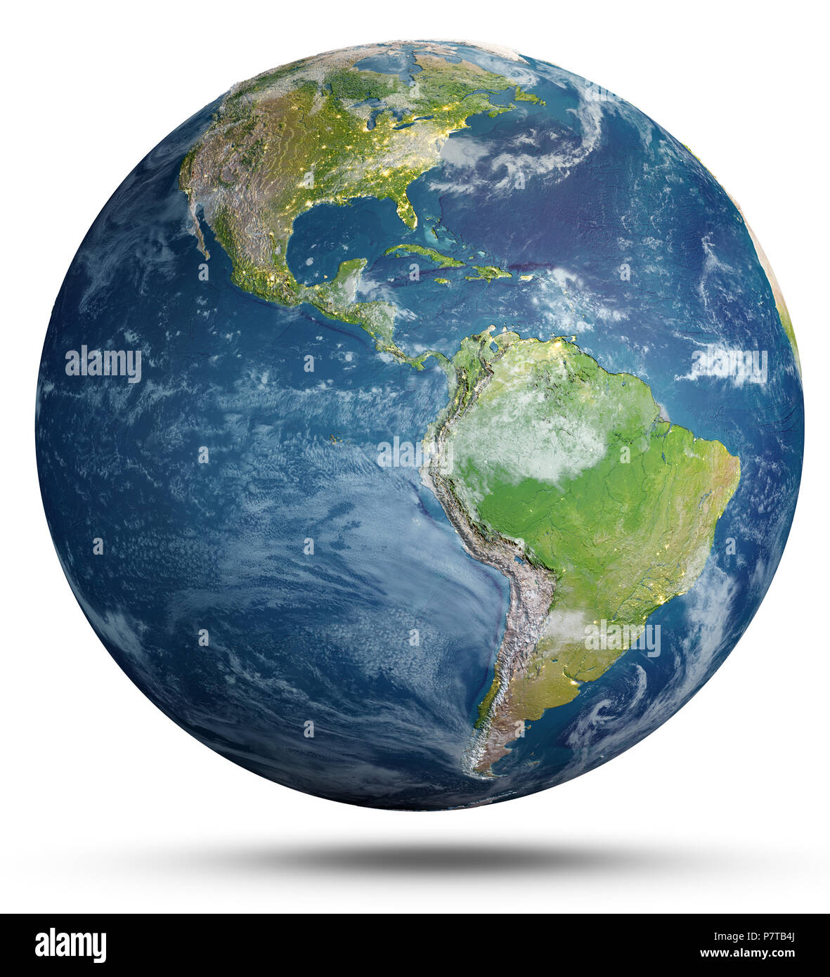 Planet Earth. 3d rendering Stock Photo - Alamy