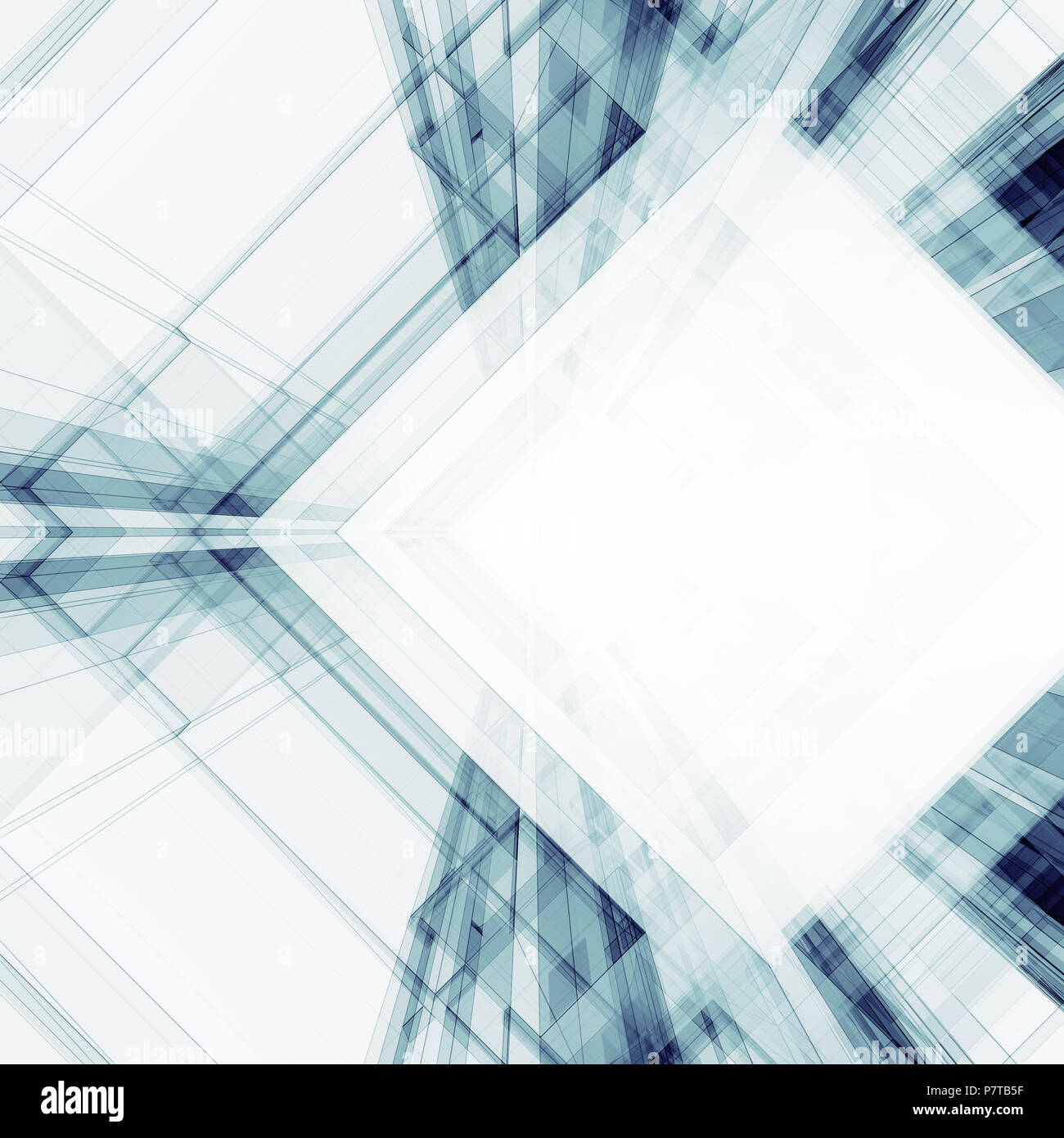 Abstract architecture background. 3d rendering Stock Photo - Alamy