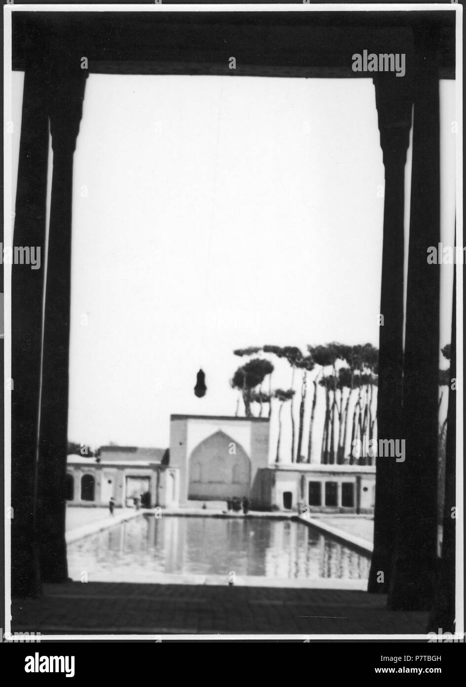 Chehel sutun isfahan Black and White Stock Photos & Images - Alamy