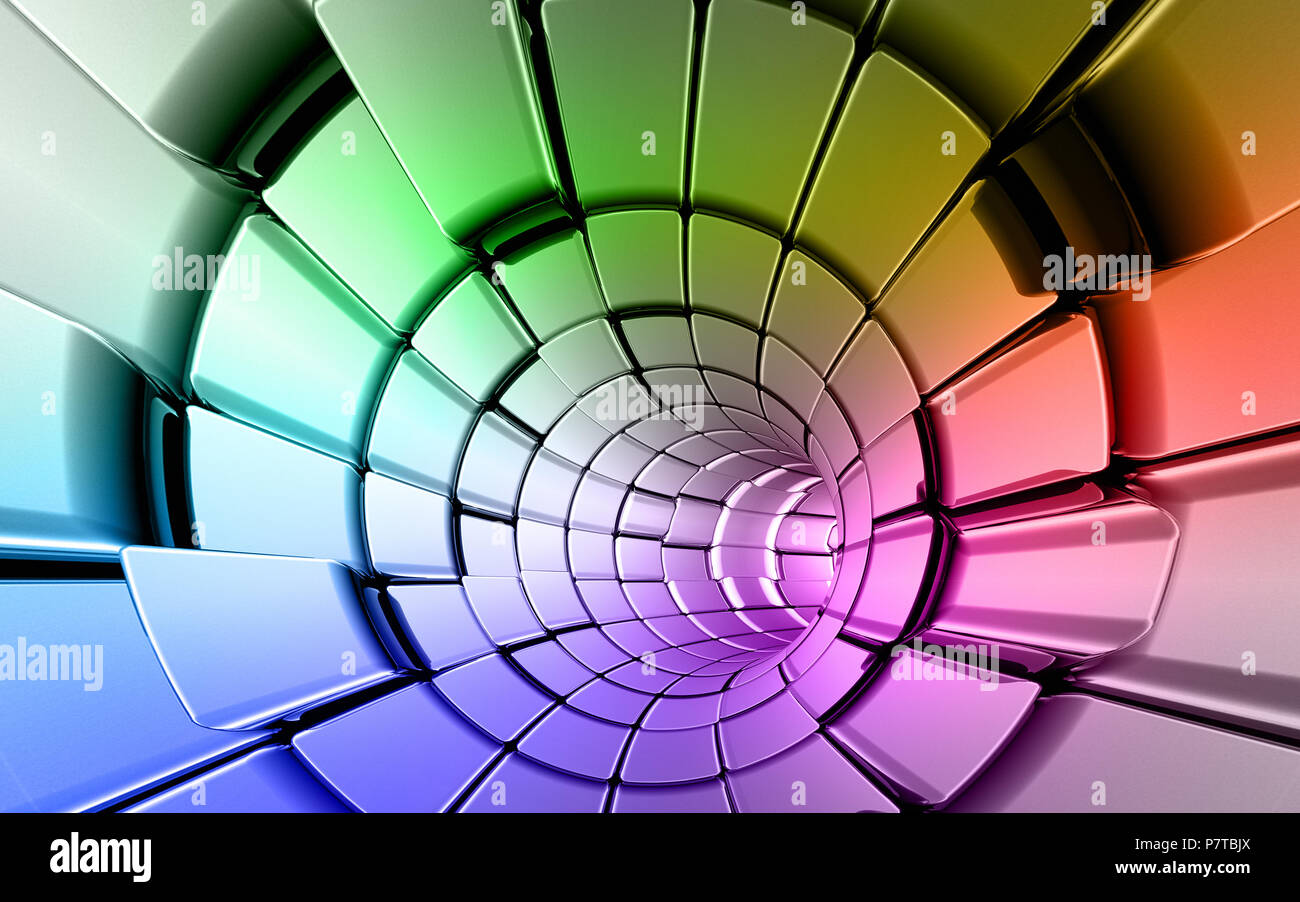 Rainbow colors technology background Stock Photo - Alamy