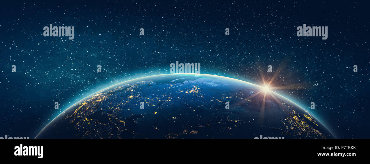 Planet Earth - Russia. Elements of this image furnished by NASA Stock ...