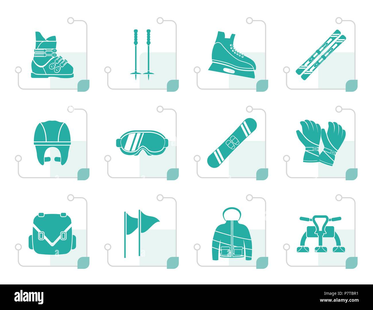 Skier jacket Stock Vector Images - Alamy