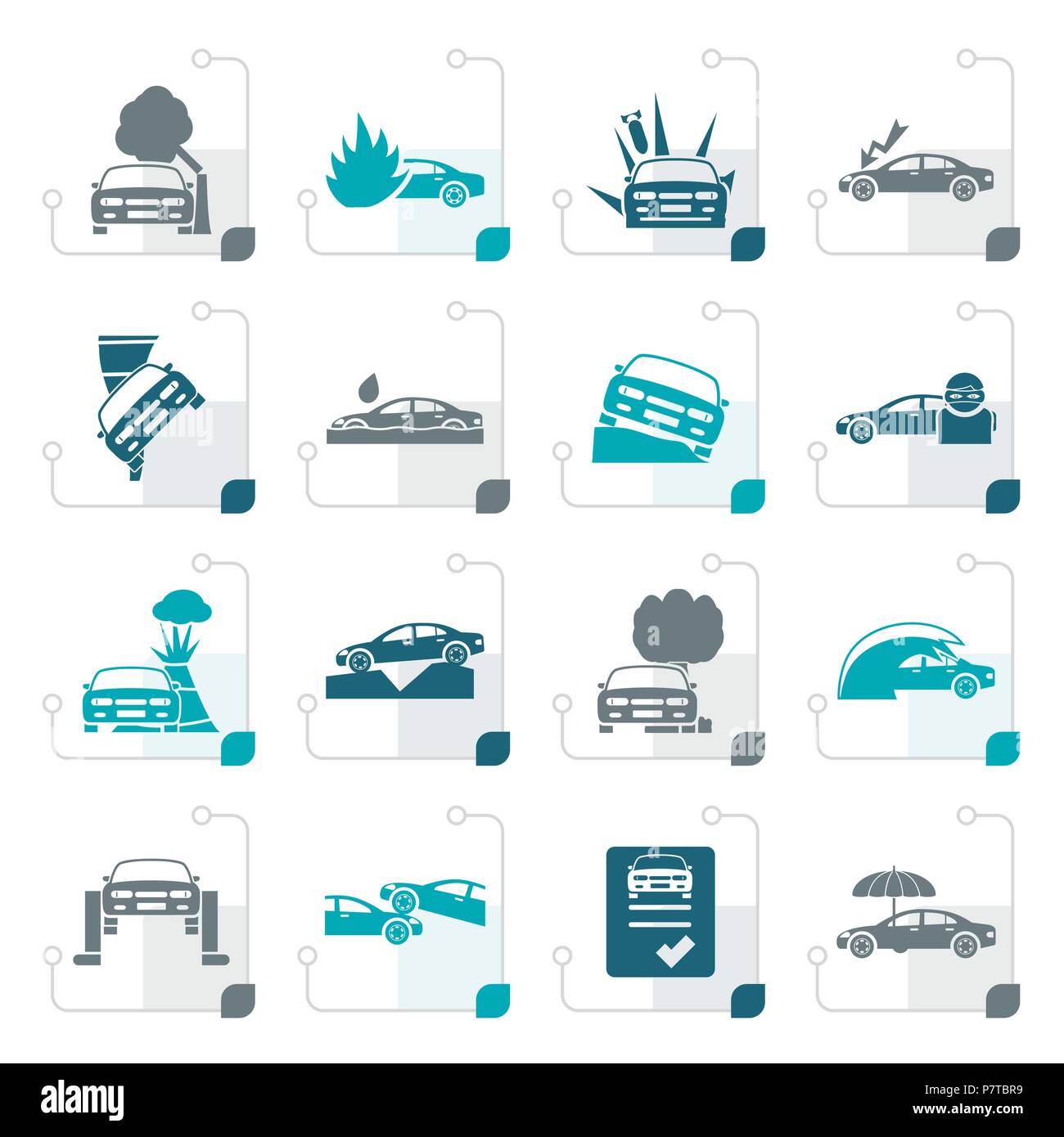 Volcano and lightning Stock Vector Images - Alamy