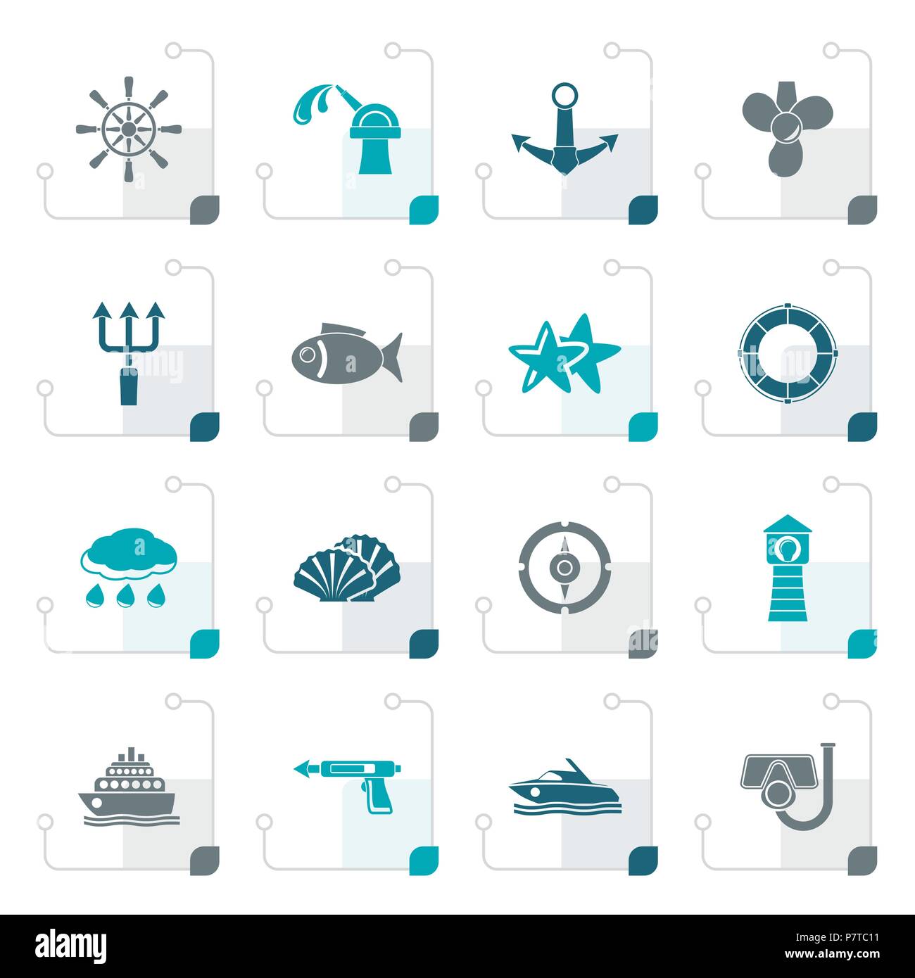 Clam boat Stock Vector Images - Alamy