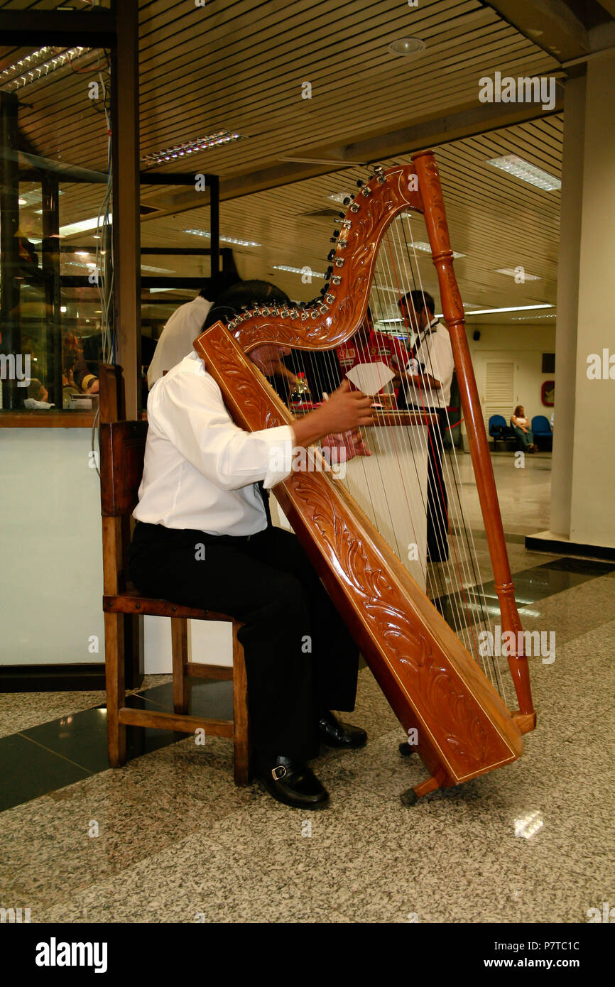 Paraguayan harp hi-res stock photography and images - Alamy