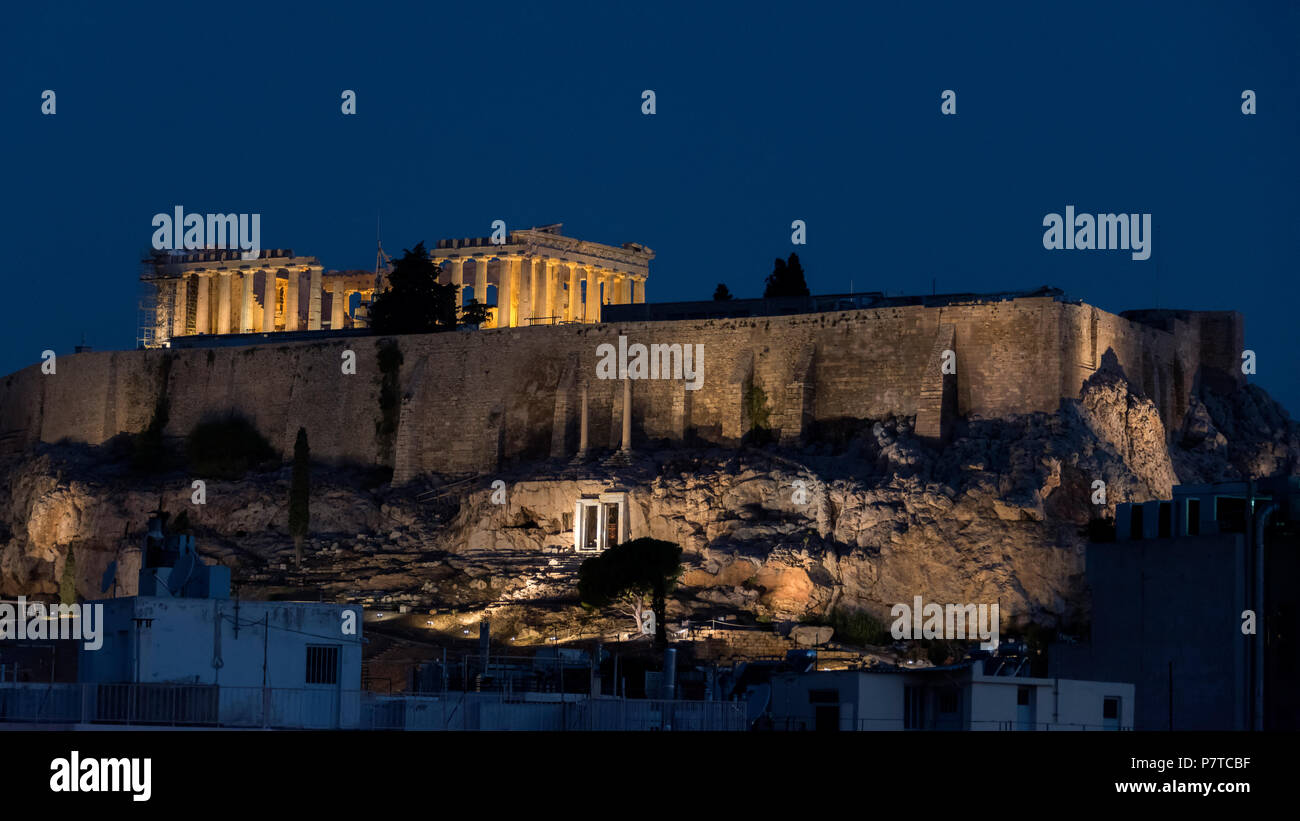 Parthenon lights hi-res stock photography and images - Alamy