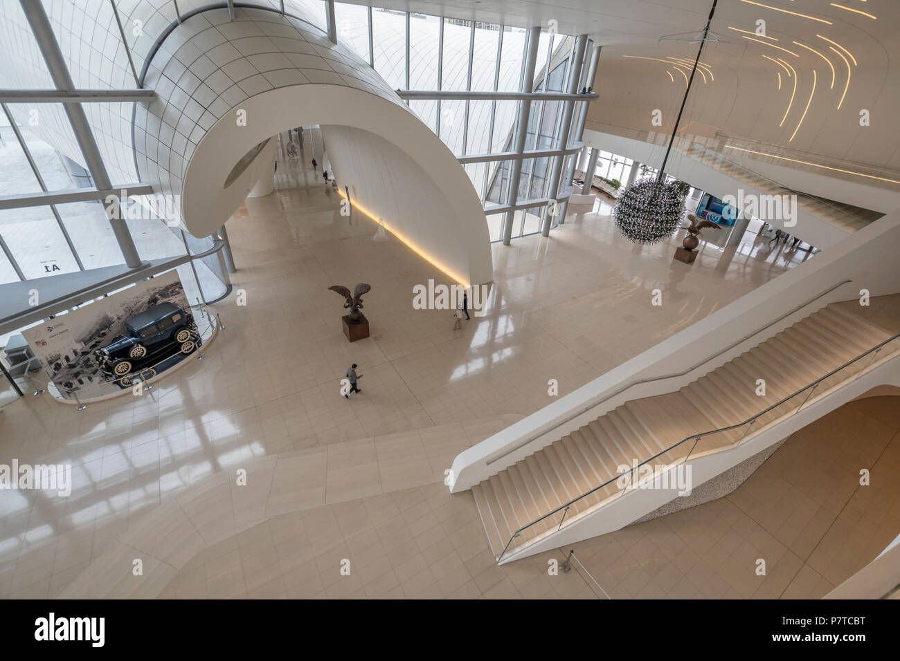 Interior view of The Heydar Aliyev Center,Baku,Azerbaijan Stock Photo ...