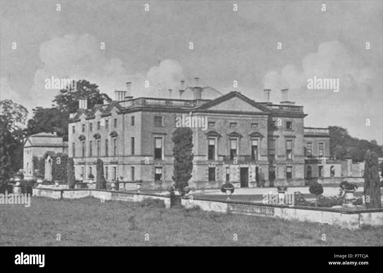 English: Stanwick Hall, Stanwick St John, Yorkshire, seat of the ...