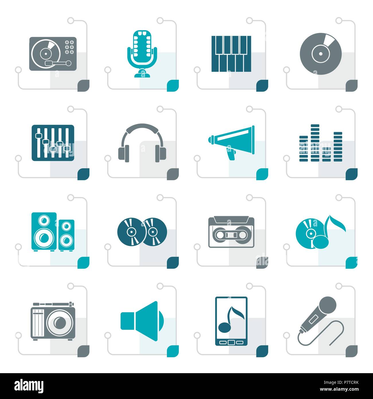 Vector audiotape hi-res stock photography and images - Alamy