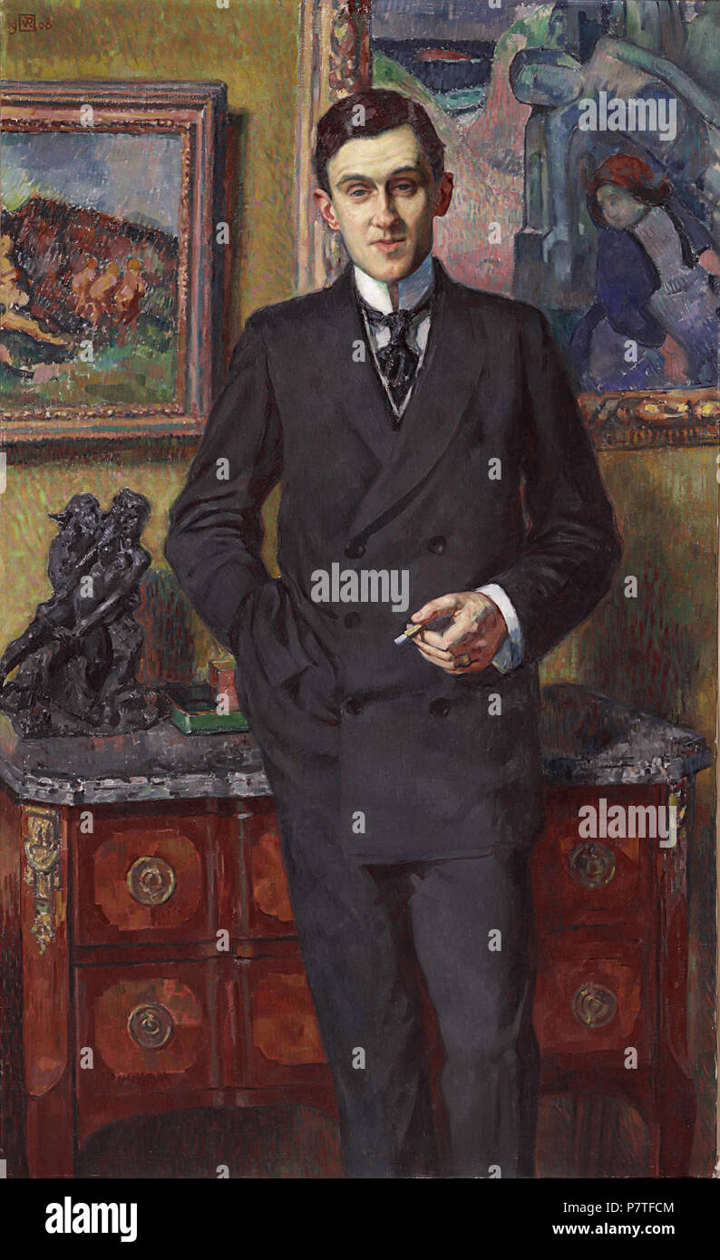 Jean Keller *oil on canvas *142 x 86.6 cm *signed t.l.: 19 VR 08 220 ...