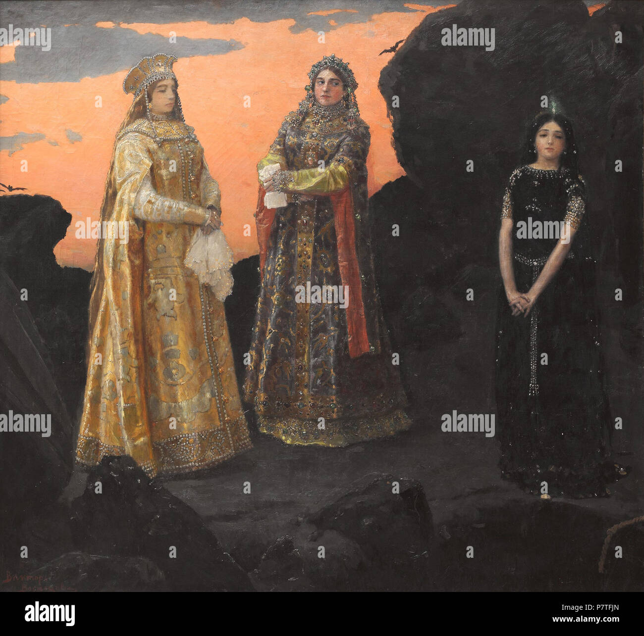 Three princesses hi-res stock photography and images - Alamy