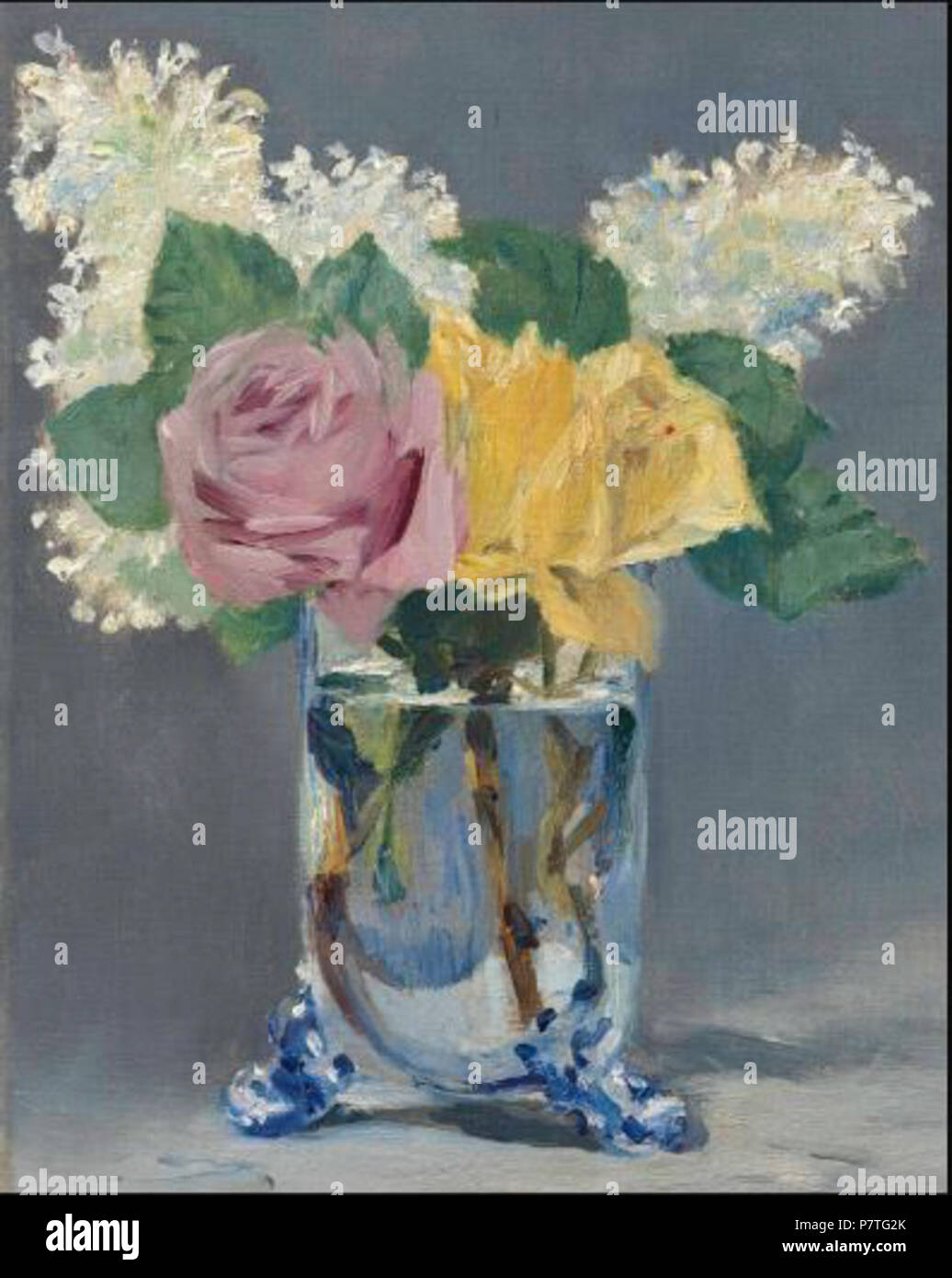 . Français : Lilas et roses Painted in 1882 141 Edouard Manet Lilas et ...
