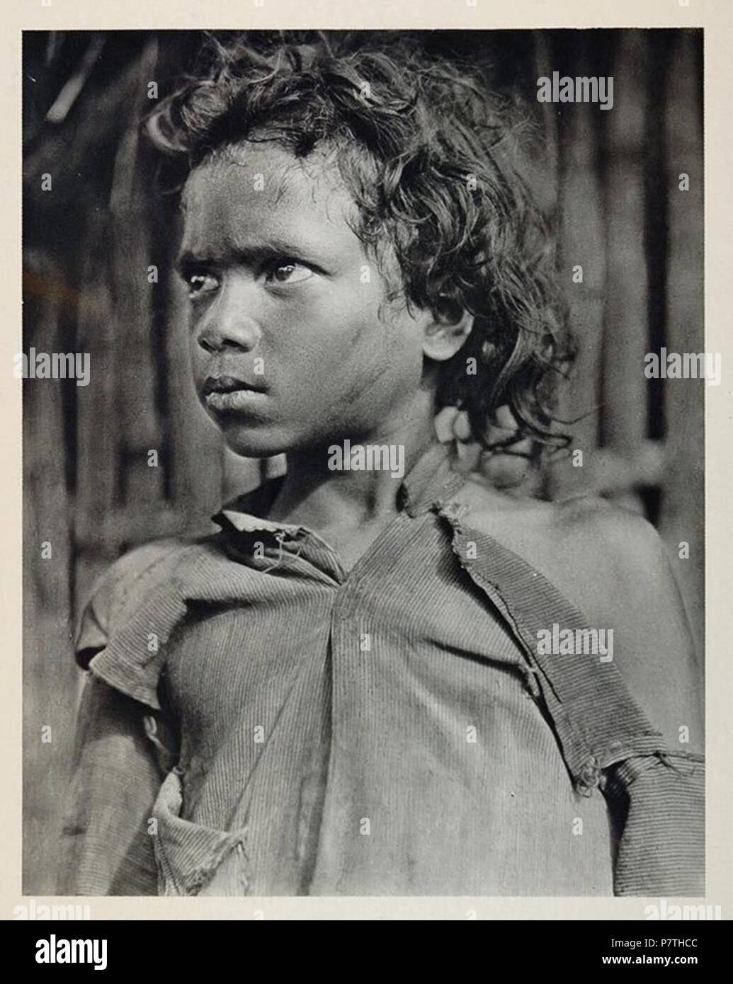 English: A boy of the Kadu Kuruba tribe from the Western Ghats, Mysore ...