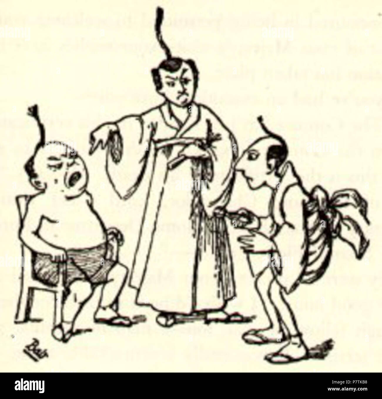 English: cartoon illustration by 'Bab' (WS Gilbert, died 1911) for the ...