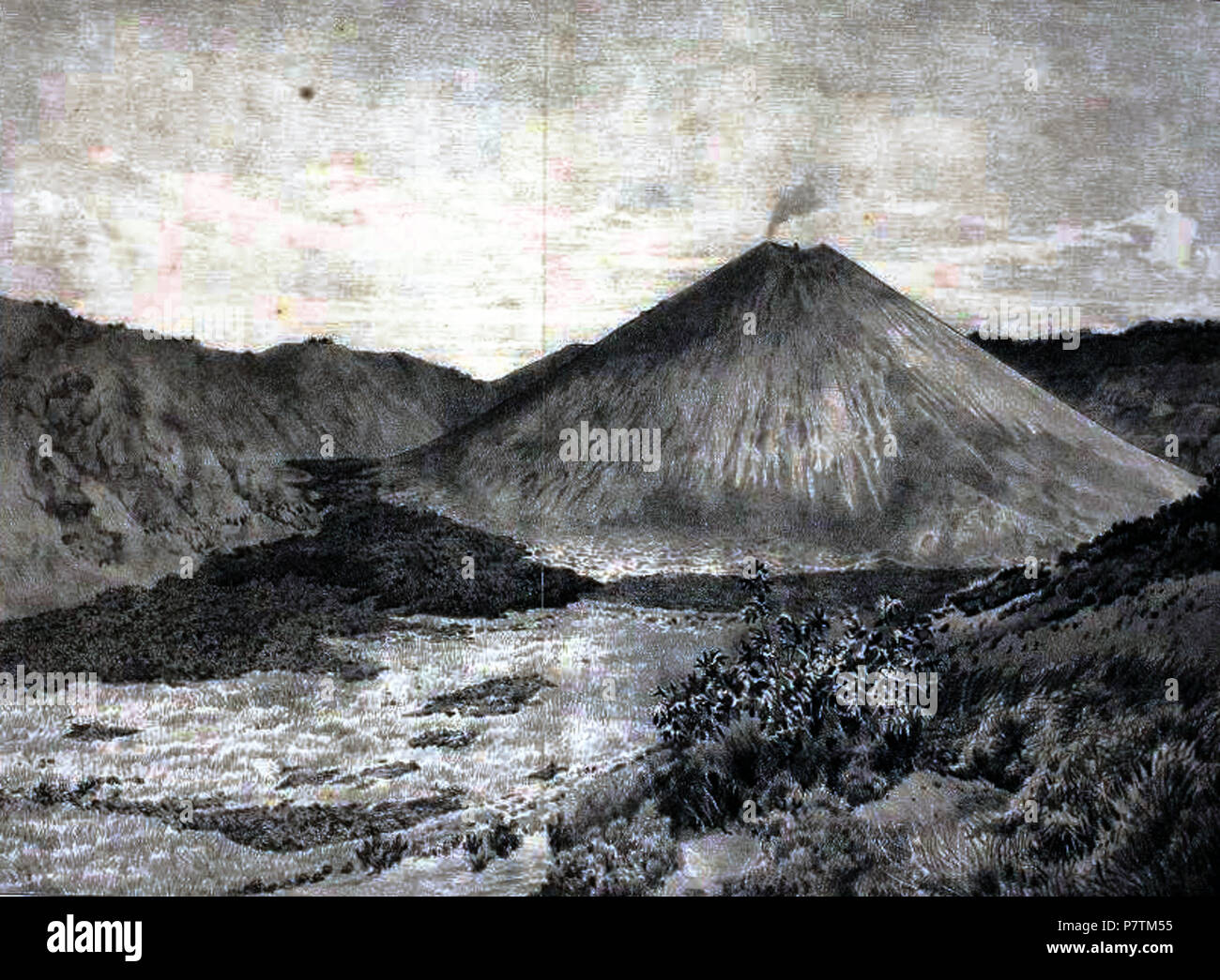 Barren island active volcano andaman hi-res stock photography and ...