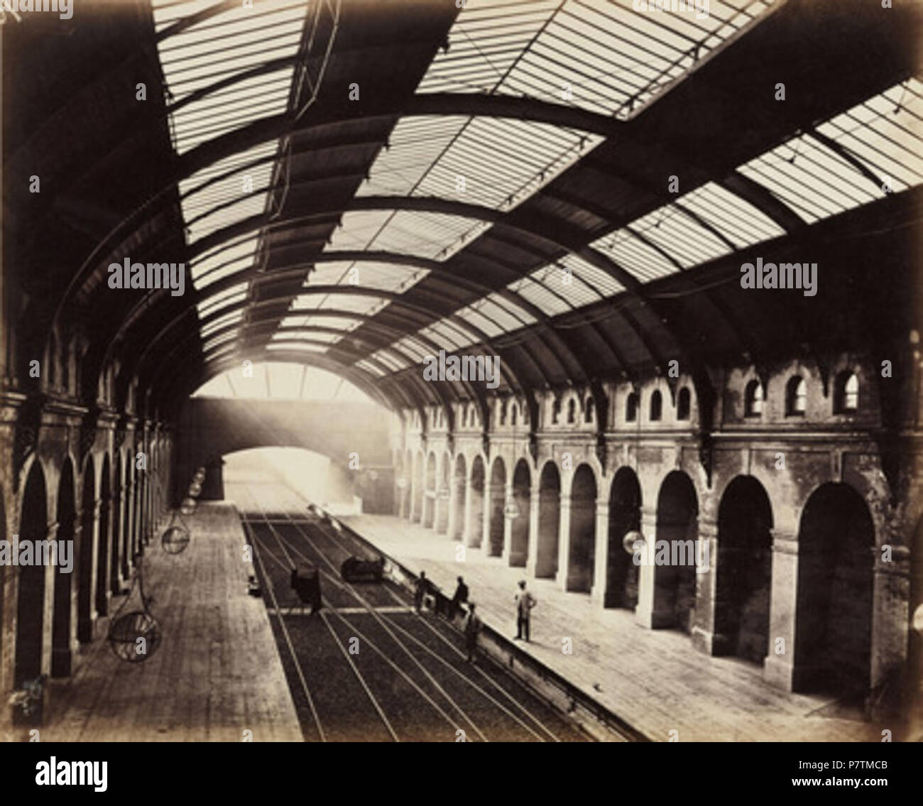 35 Bayswater station circa 1867 Stock Photo - Alamy