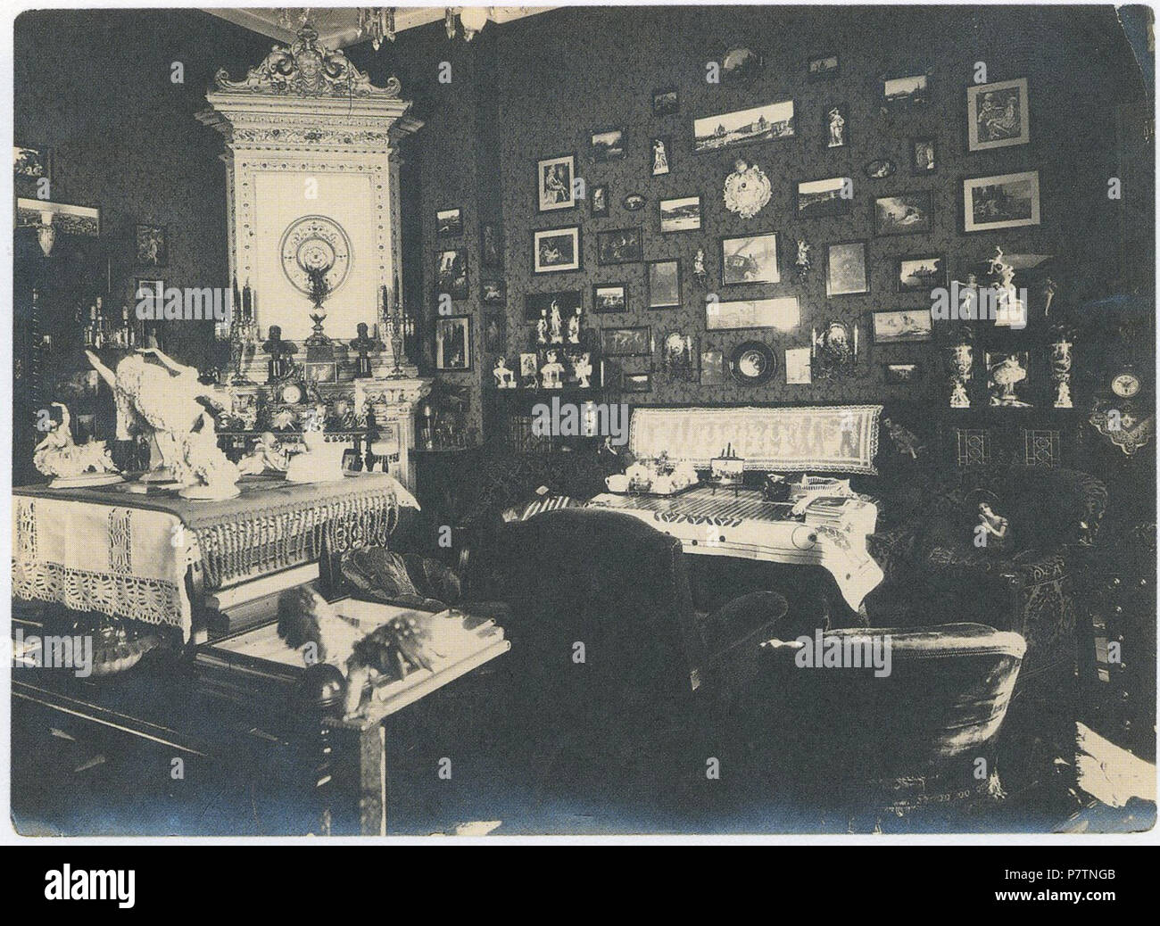 English: 'Bourgeois interior', one of three photos given by Sasha Stone ...