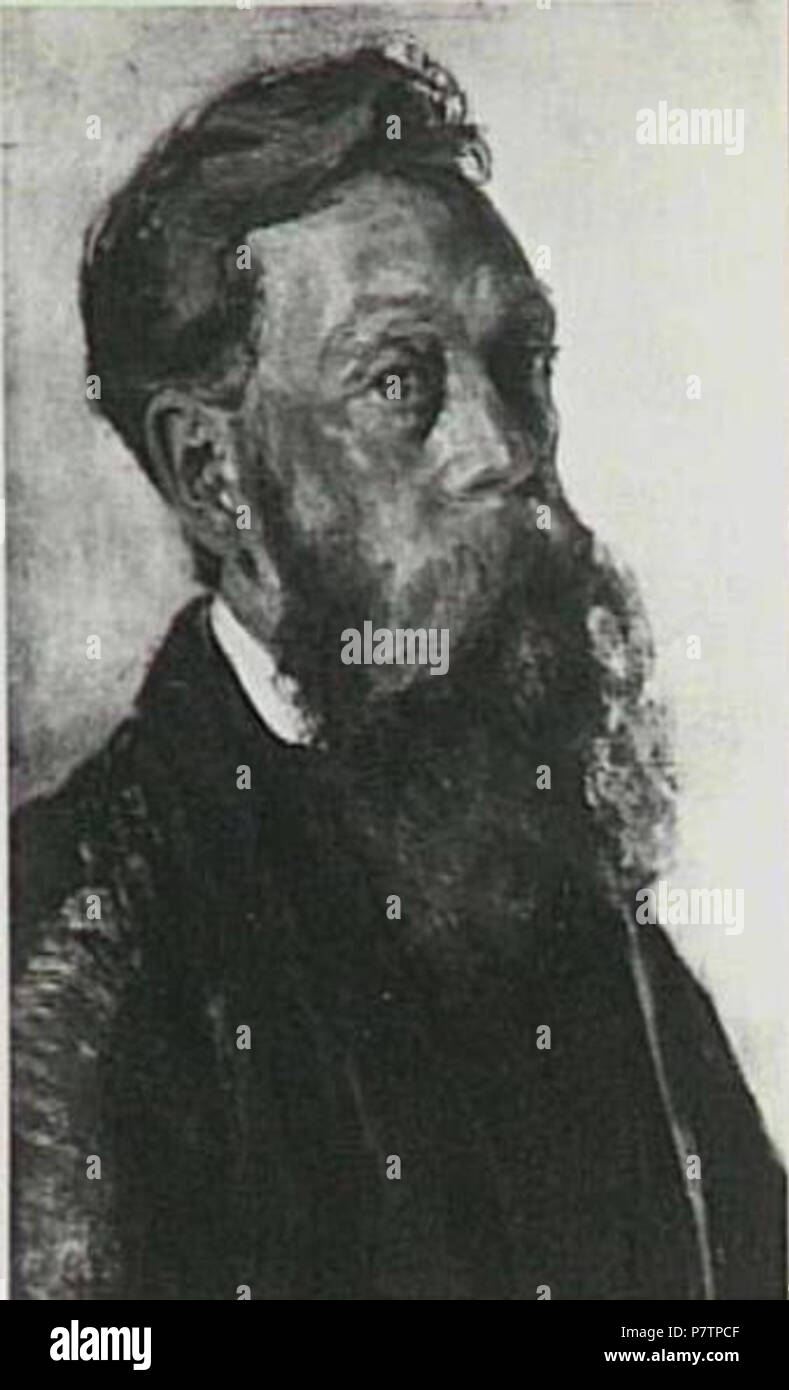 English: C.A. Lion Cachet (1864-1945). Self portrait (private ...